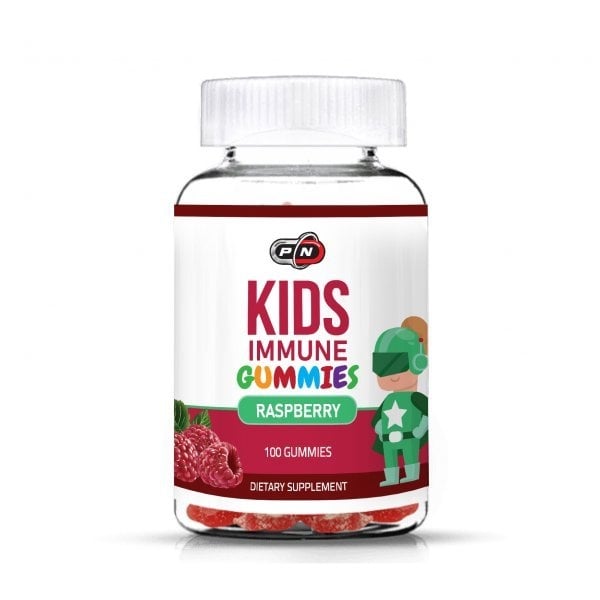 KIDS IMMUNE GUMMIES - raspberry - 100 chewable tablets | Athletic Store